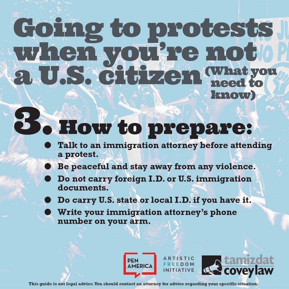 Know Your Rights Guide To Protesting For Non U S Citizens — Arc